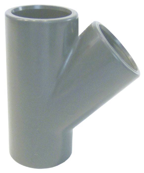 Teu PVC-U, D90, 45 grade Coraplax | 7111090 - HydroSpa